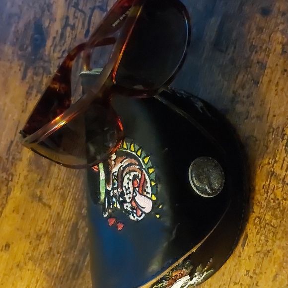 Ed Hardy | Accessories | Authentic Ed Hardy Sunglasses With Case | Poshmark